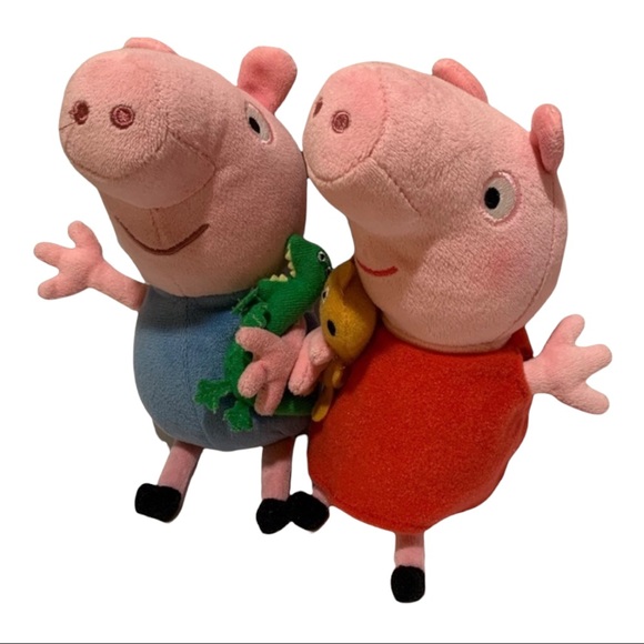 Ty Benie Babies | Toys | Ty Benies Babies Peppa Pig George Plush Dolls ...